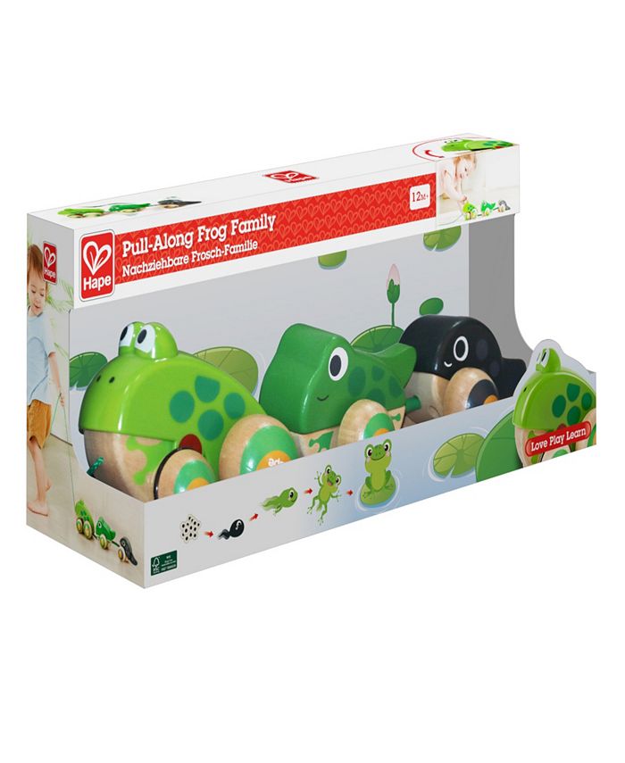 Hape Pull-Along Frog Family Toddler Toy - Macy's