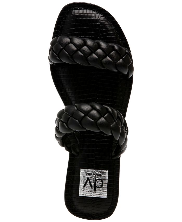 DV Dolce Vita Women's Jocee Double Band Braided Slide Flat Sandals - Macy's
