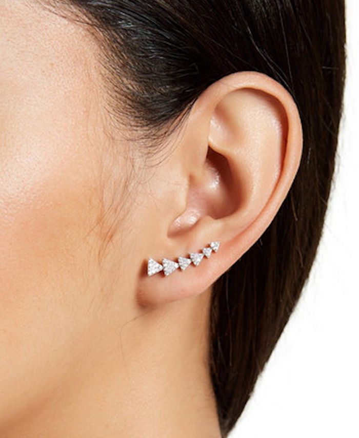 ADORNIA Arrow Ear Climber Earrings - Macy's
