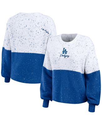 Women's WEAR by Erin Andrews White, Royal Los Angeles Dodgers Color ...