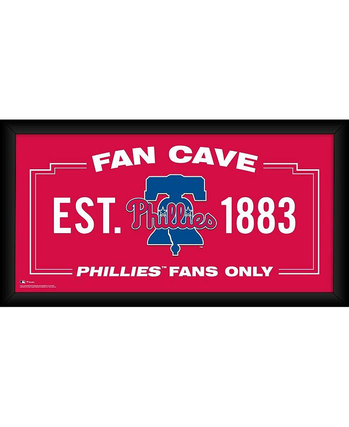 Fanatics Authentic Philadelphia Phillies Framed 10" x 20" Fan Cave ...