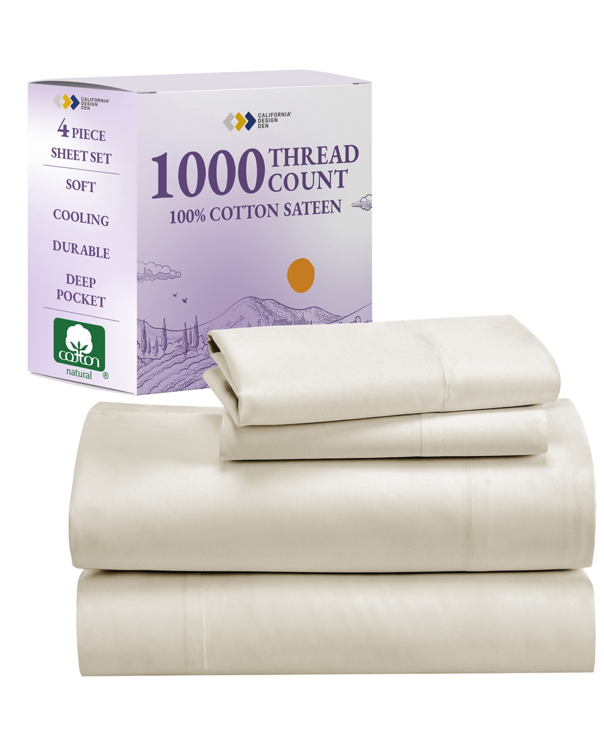 Click here for Luxury 1000 Thread Count Bed Sheets Set - 100 Cott... prices