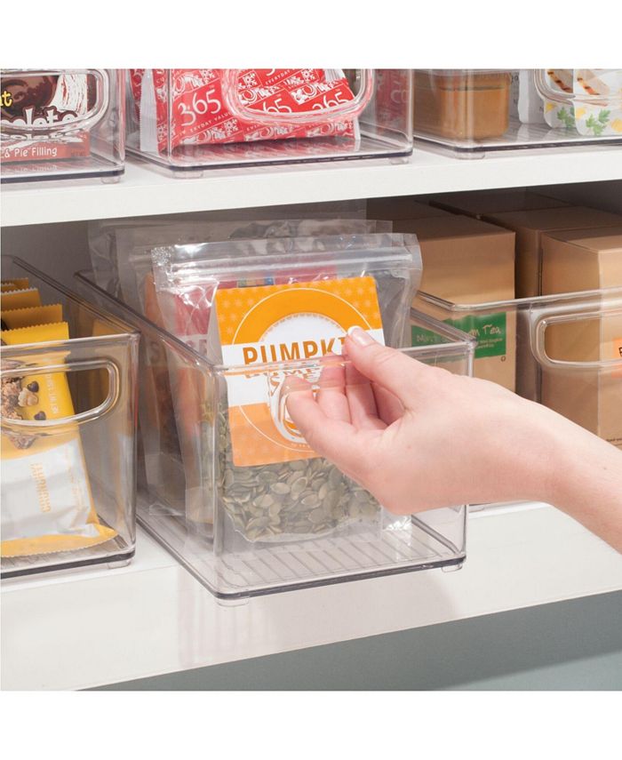 mDesign Plastic Stackable Kitchen Organizer Storage Bin - Macy's