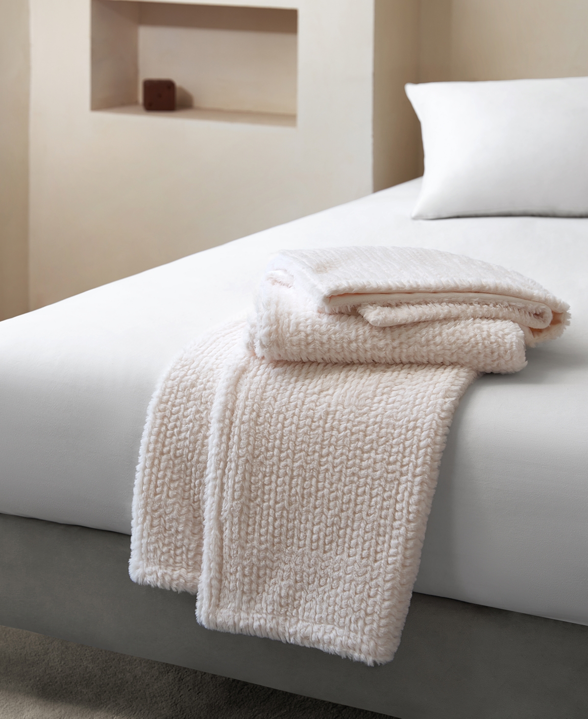 Click here for Royal Luxe Cozy Faux Fur to Faux Mink Throw  50 x... prices