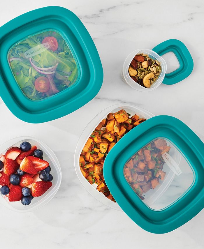 Rubbermaid Easy Find Lids with Press Lock Leak Resistant Lids Food ...