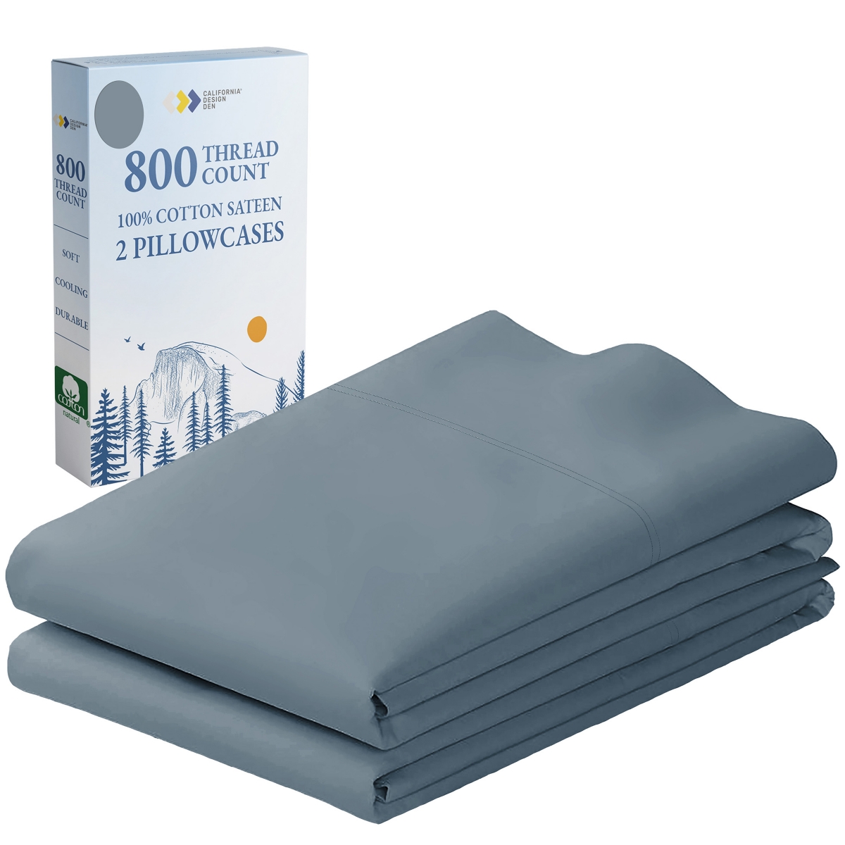 Click here for Luxury 800 Thread Count 2 King Pillowcases  100 Co... prices