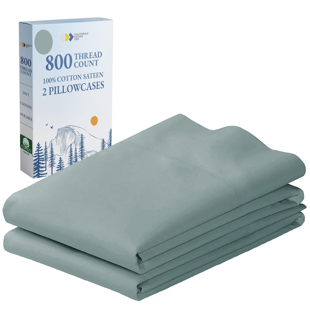 Click here for Luxury 800 Thread Count 2 King Pillowcases  100 Co... prices
