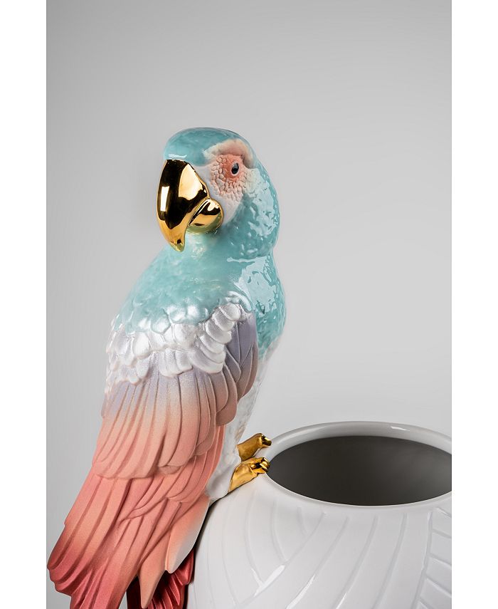 Lladró Macaw Bird Vase - Macy's