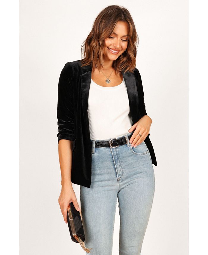 Petal and Pup Women's Vera Velvet Blazer - Macy's