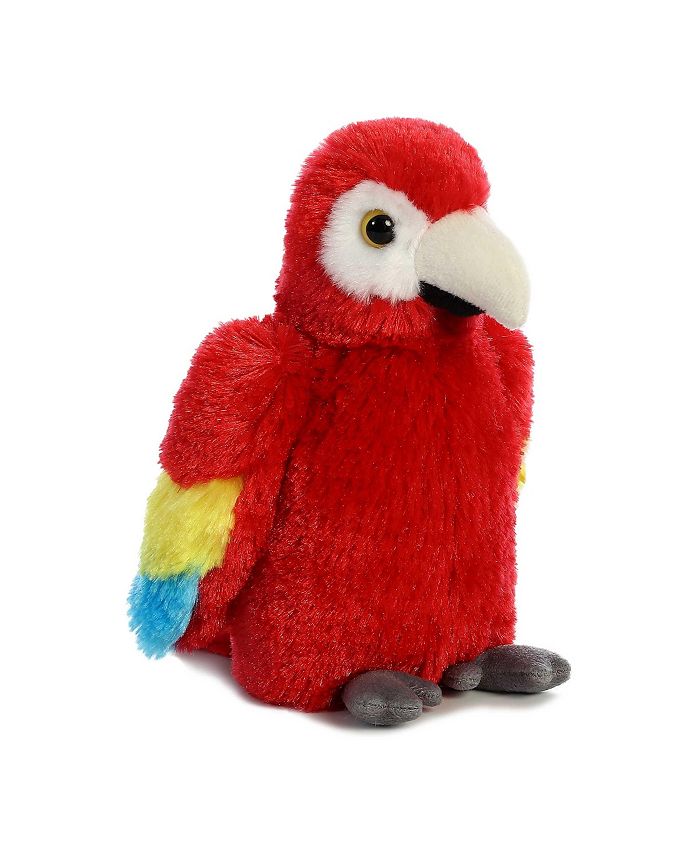 Aurora Small Scarlet Macaw Mini Flopsie Adorable Plush Toy Red 8" - Macy's