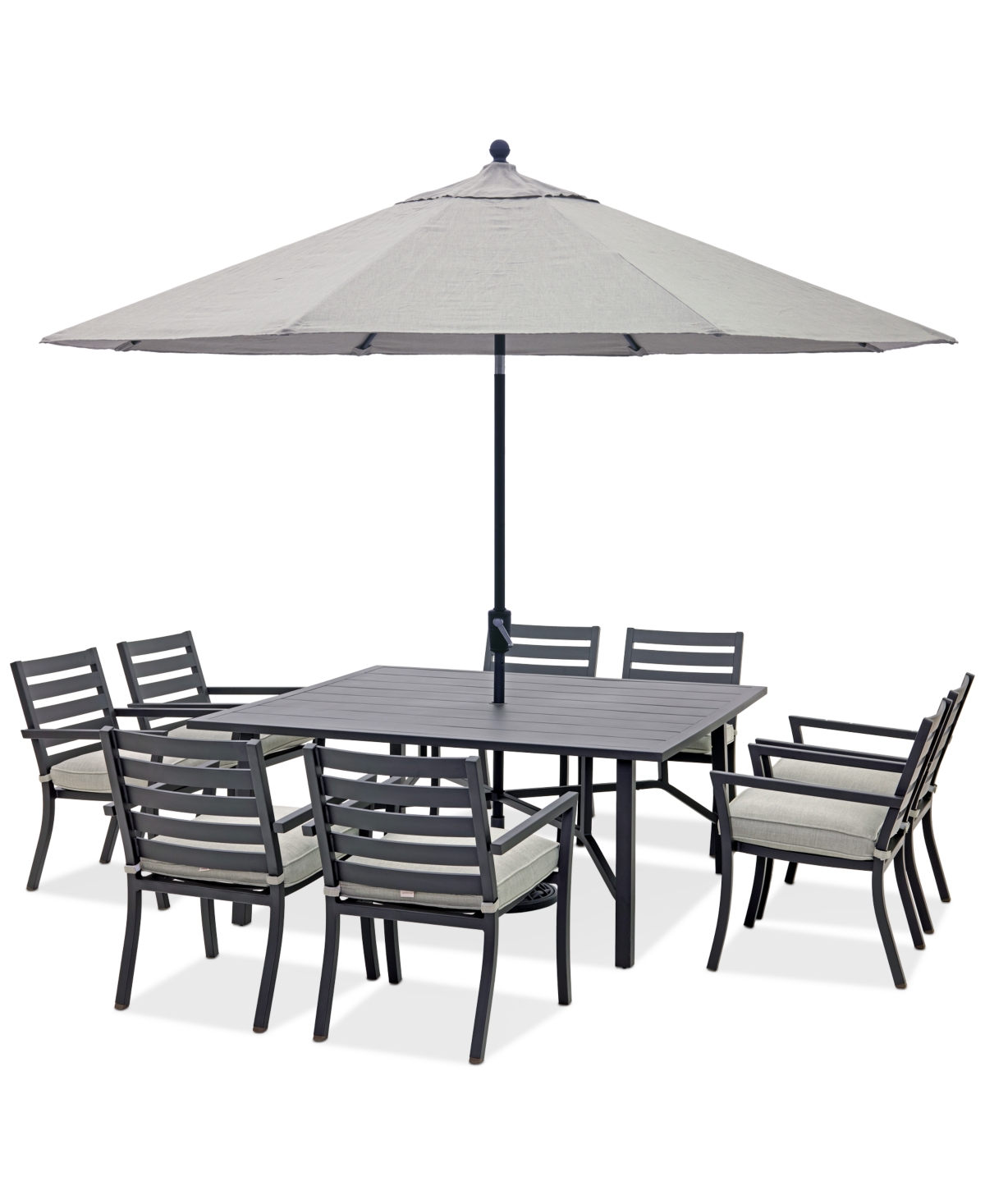 Click here for Astaire Outdoor 9-pc Dining Set (64 square table +... prices