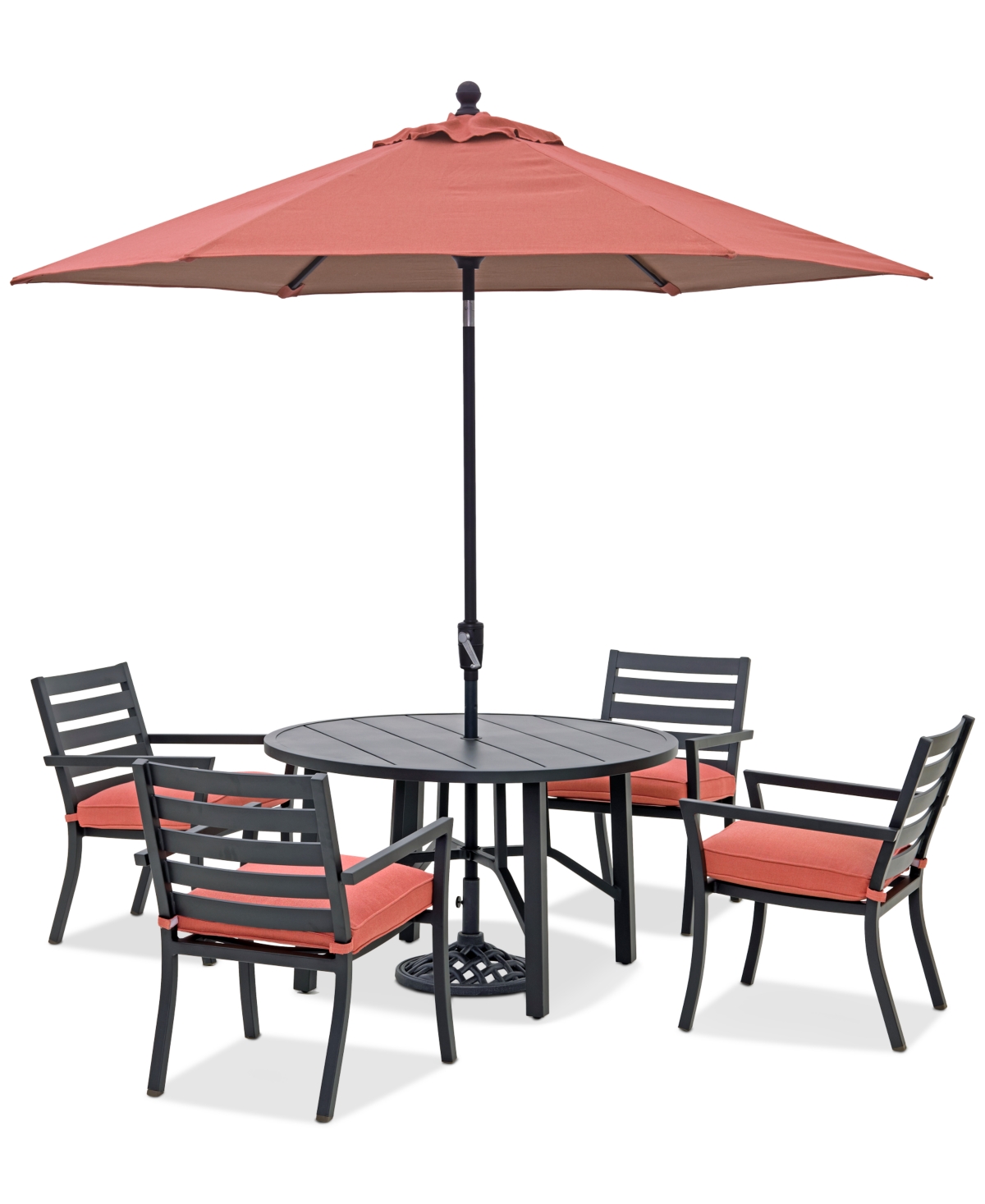 Click here for Astaire Outdoor 5-pc Dining Set (48 round table +... prices
