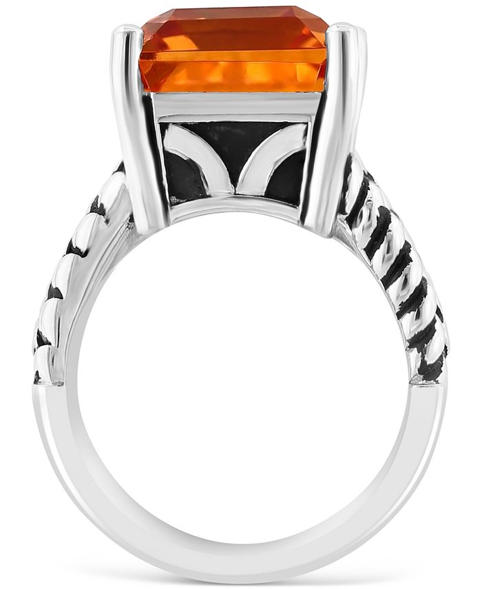 EFFY Collection EFFY® Citrine Statement Ring (12 ct. t.w.) in Sterling ...