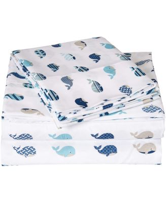 Gracie Mills Lila Novelty Printed Microfiber Sheet Set - Macy's