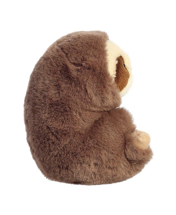 Aurora Mini Seth Sloth Rolly Pet Round Plush Toy Brown 5" - Macy's