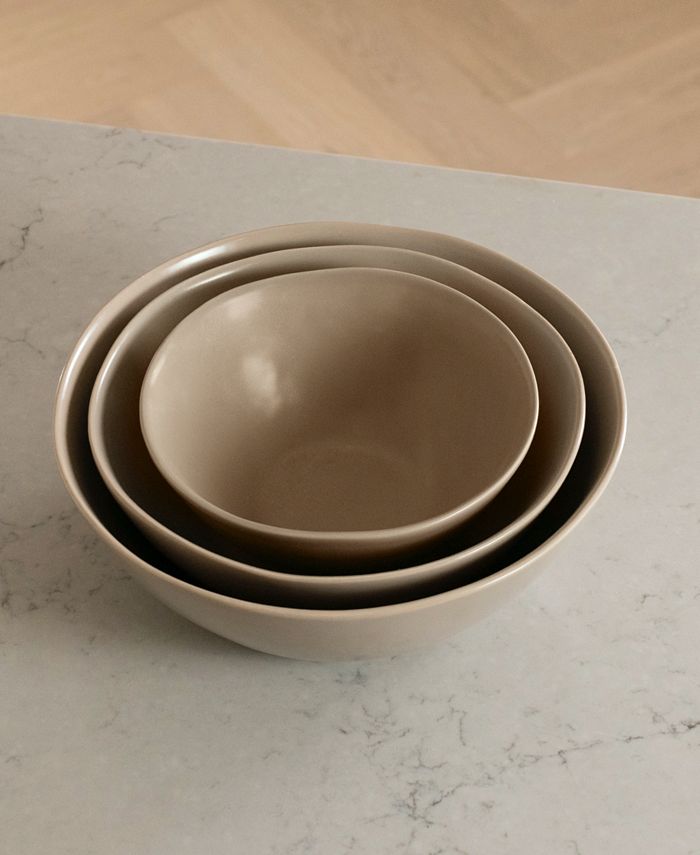 Fable 3 Piece Nested Serving Bowls - Macy's