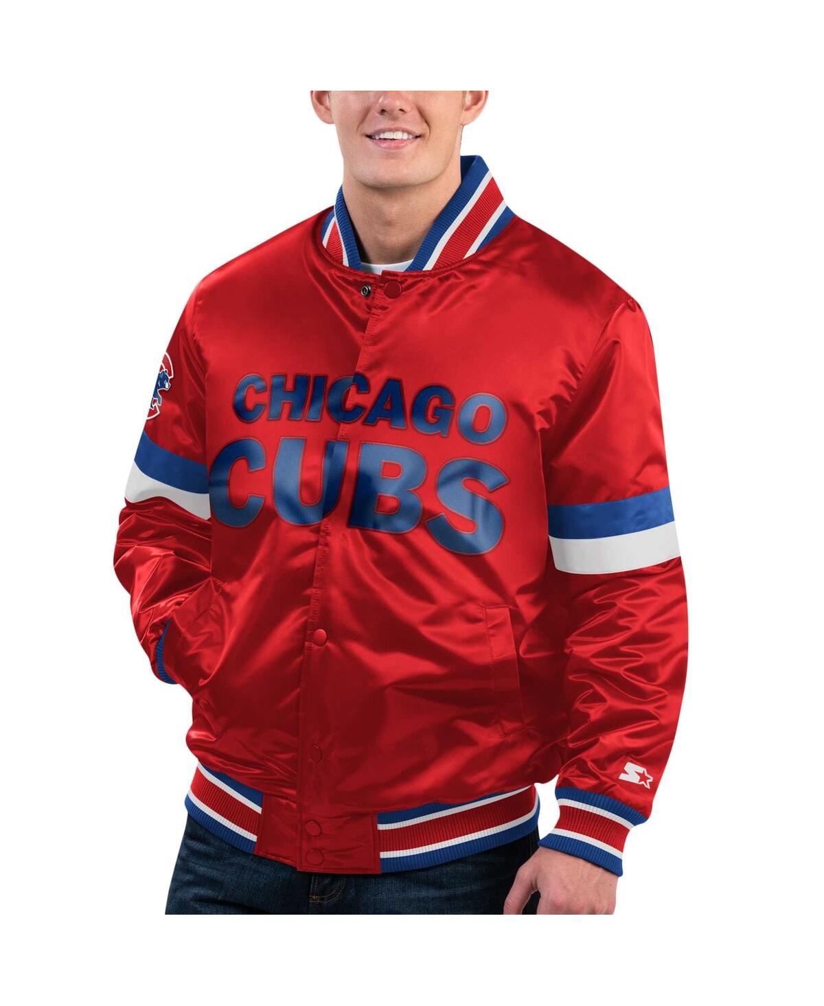 Click here for Mens Starter Red Distressed Chicago Cubs Home Game... prices