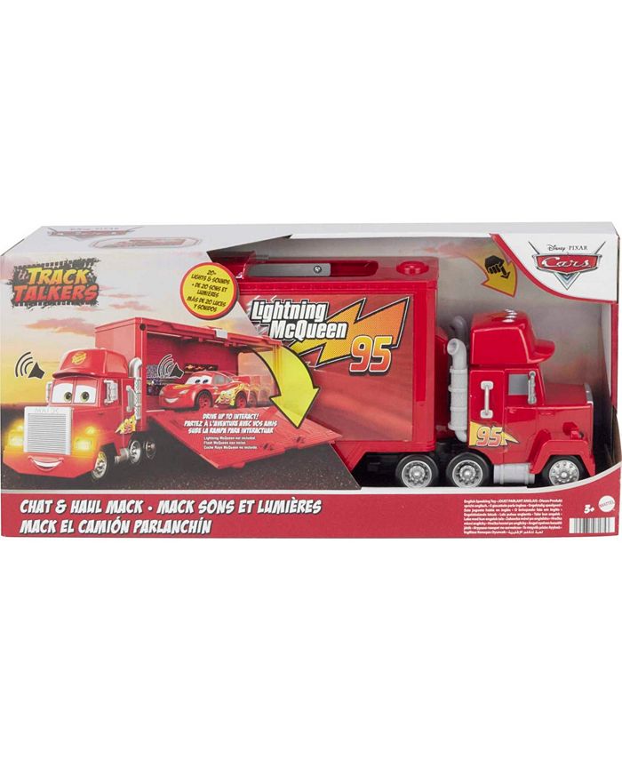 Disney Pixar Cars Track Talkers Chat and Haul Mack Vehicle,17" Talking ...