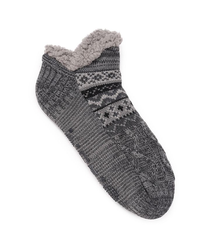 MUK LUKS Men's Ankle Cabin Socks - Macy's