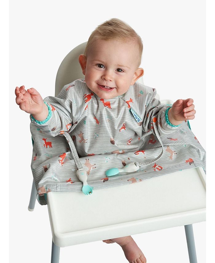 Bibado Long Sleeve Feeding Bibs ages 6-36 months Stain Free Clothing ...