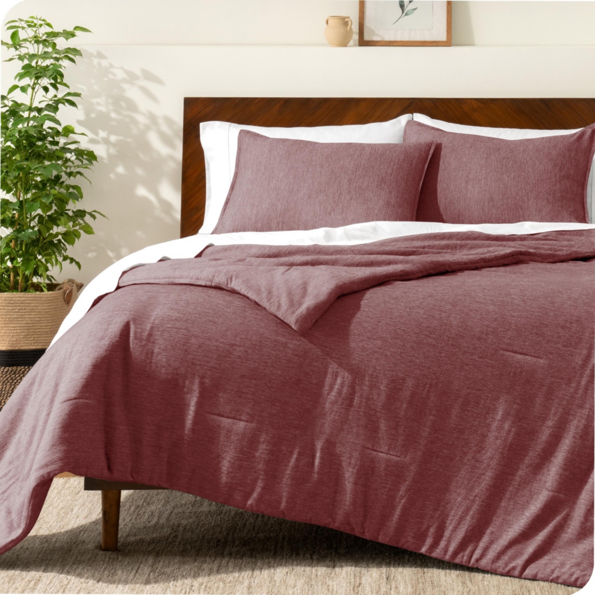 Click here for Bare Home Down Alternative Comforter Set - Heather... prices