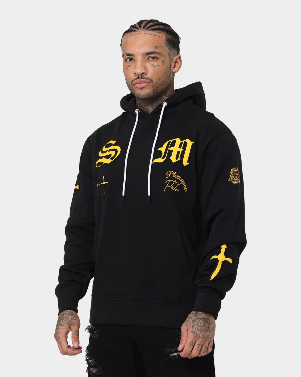 Click here for Saint Morta Mens Graveyard Hoodie Sweatshirt - Bla... prices