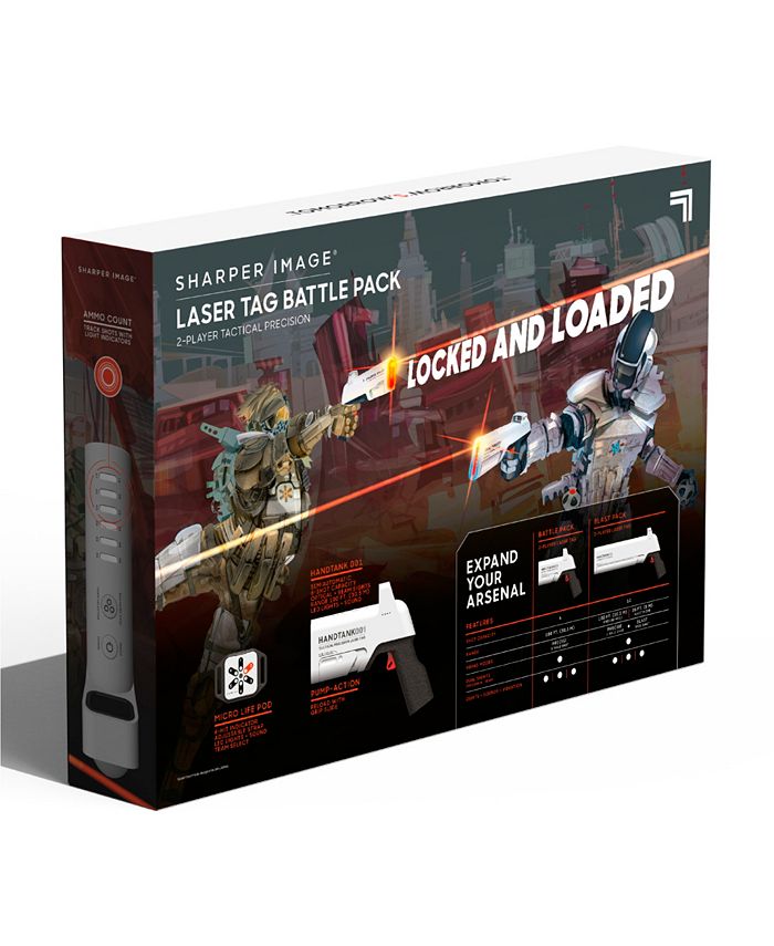 Sharper Image 2-Player Laser Tag Handtank Starter Set with Lights and ...
