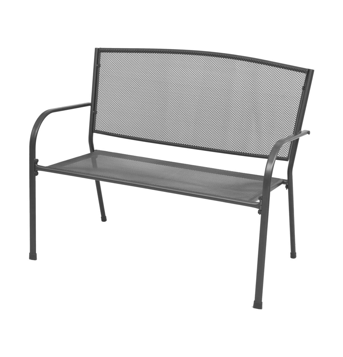 Click here for Patio Bench 42.5 Steel and Mesh Anthracite - Dark... prices