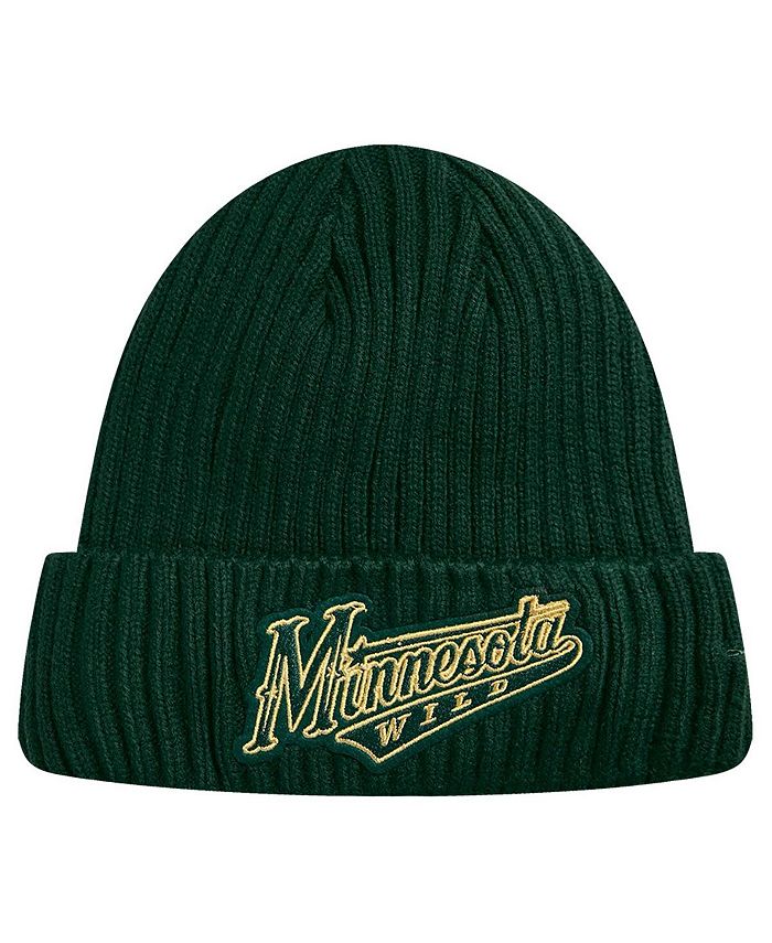 Pro Standard Men's Green Minnesota Wild Classic Core Cuffed Knit Hat ...