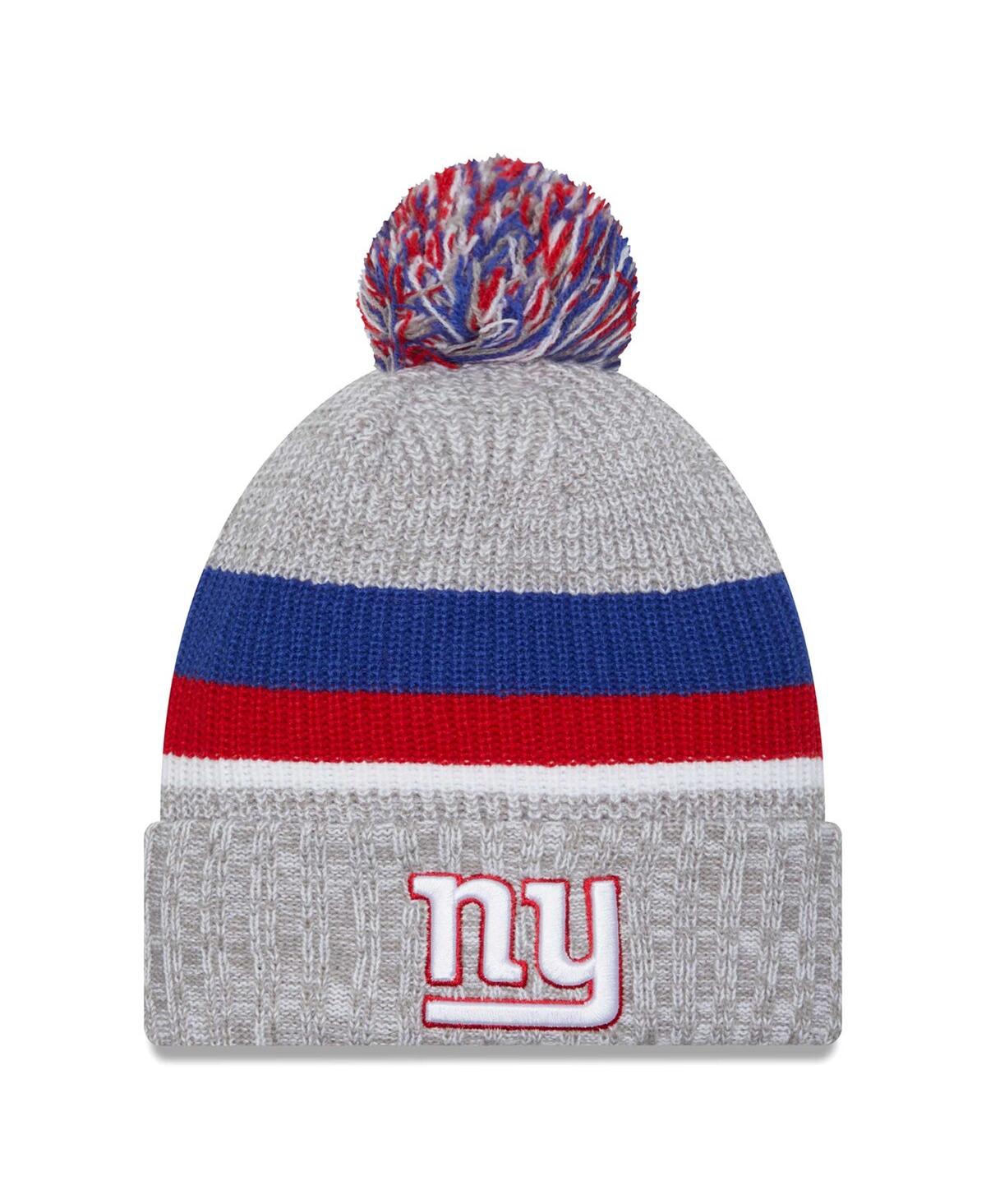 Click here for Mens New Era Heather Gray New York Giants Cuffed K... prices