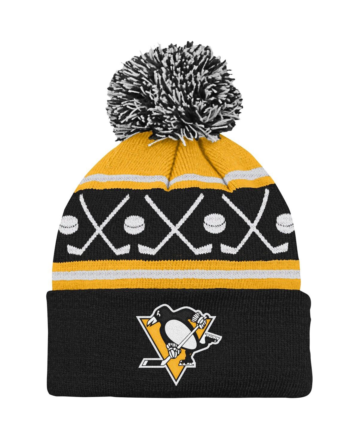 Click here for Youth Boys and Girls Black Pittsburgh Penguins Fac... prices