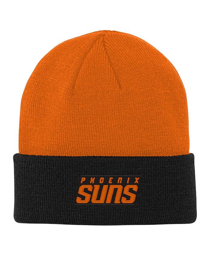 Outerstuff Youth Boys and Girls Orange, Black Phoenix Suns Logo Outline ...