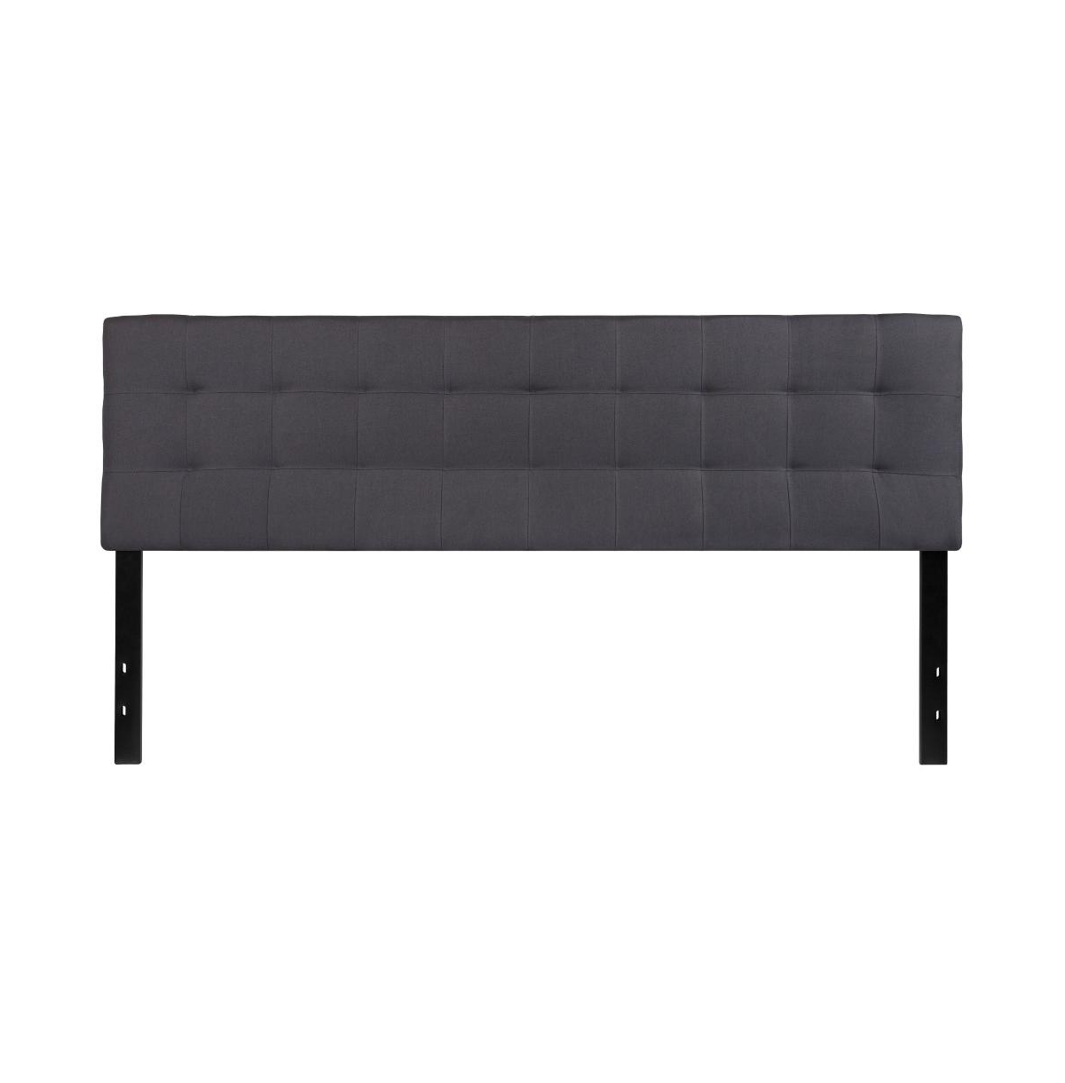 Click here for Quilted Tufted King Upholstered Headboard - Dark g... prices