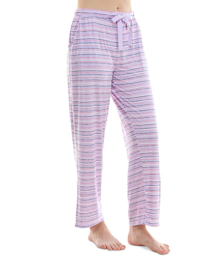 Roudelain Women's Printed Drawstring Pajama Pants - Macy's