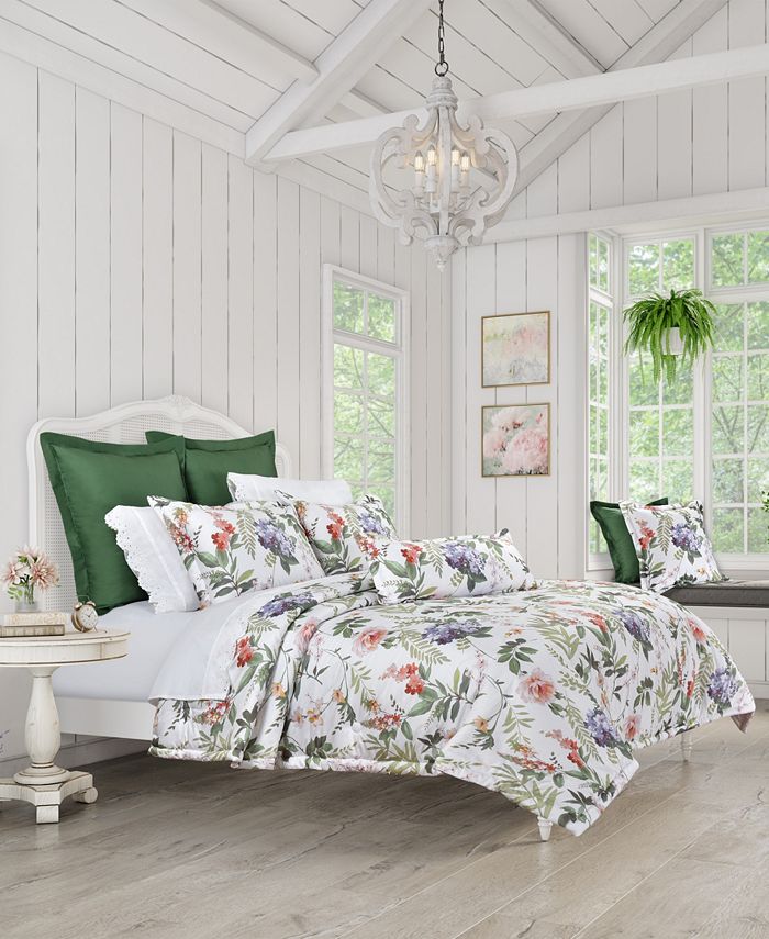 Piper & Wright Clara Cotton 3Pc. Comforter Set, Full/Queen - Macy's
