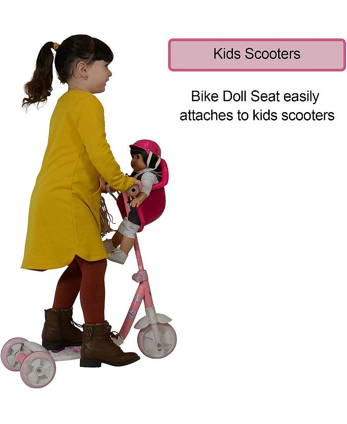 The New York Doll Collection Doll Bike Seat Carrier for Baby Dolls & 18 ...