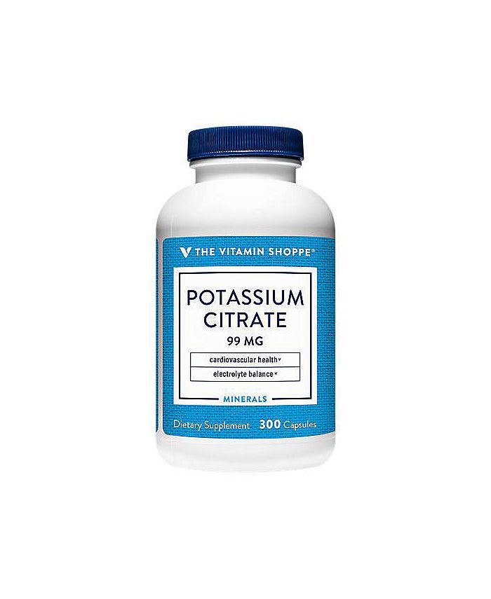 The Vitamin Shoppe Potassium Citrate - Cardiovascular Health ...