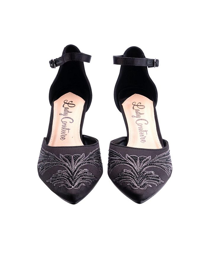 Lady Couture Women's Closed Toe, Closed Back, Open Sides Instep Strap ...
