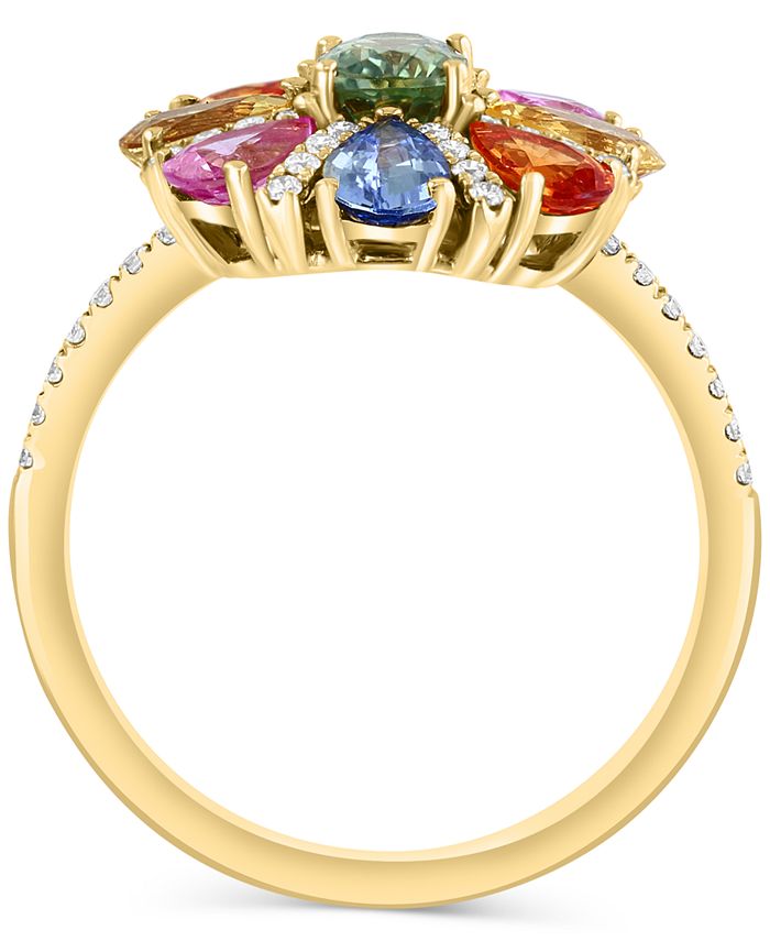 EFFY Collection EFFY® Multi-Sapphire (2-3/4 ct. t.w.) & Diamond (1/4 ct ...