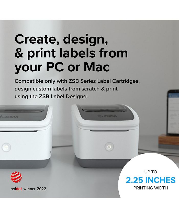 ZEBRA ZSB Series Thermal Label Printer - Label Printer for ZSB Label ...