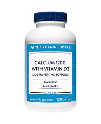 Calcium 1200 with Vitamin D3 - Supports Healthy Bones & Teeth - 1,200 ...
