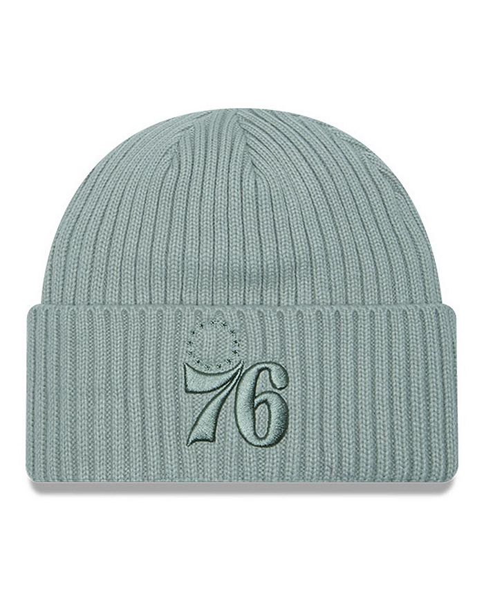New Era Men's Sage Philadelphia 76ers Color Pack Cuffed Knit Hat - Macy's