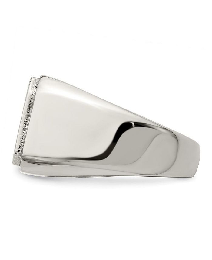 Chisel Stainless Steel Polished Signet Ring - Macy's