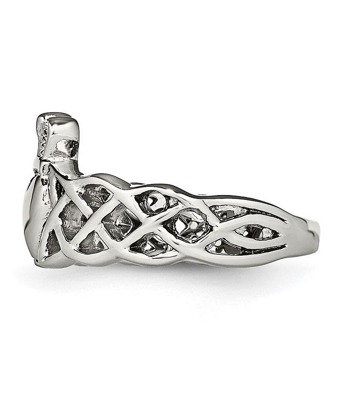 Chisel Stainless Steel Polished Claddagh Ring - Macy's