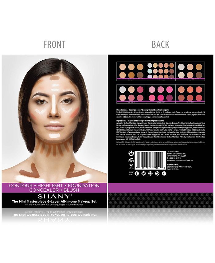 SHANY Masterpiece Makeup Kit - Shaping, Highlighting and Contouring ...