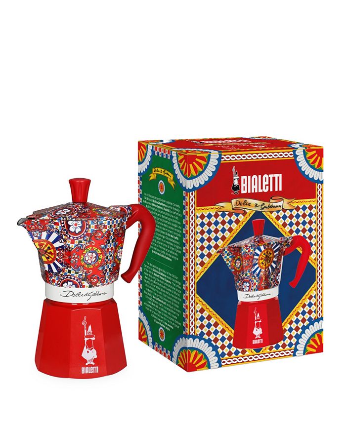 Bialetti Dolce&Gabbana Moka Machine 6-Cup Coffee Maker - Macy's