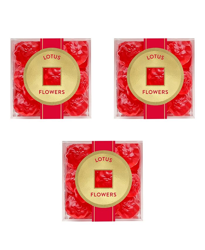 Sugarfina Lunar New Year Lotus Flowers Candy Small Cube, Pack of 3 - Macy's