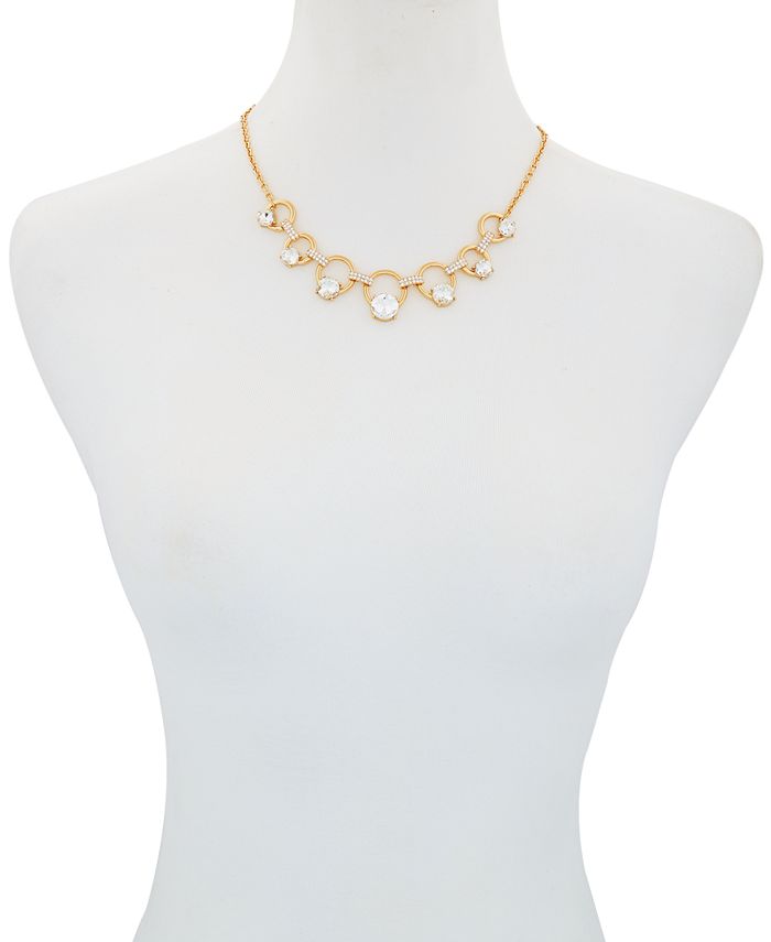 T Tahari Gold-Tone Pendant Statement Necklace - Macy's