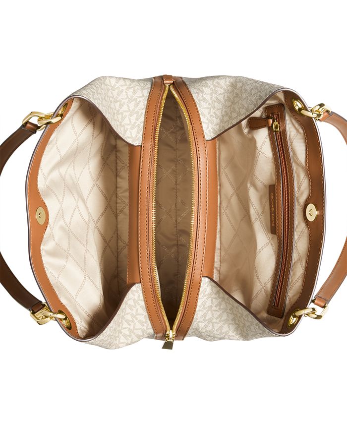 Michael Kors Kensington Large Logo Shoulder Tote - Macy's