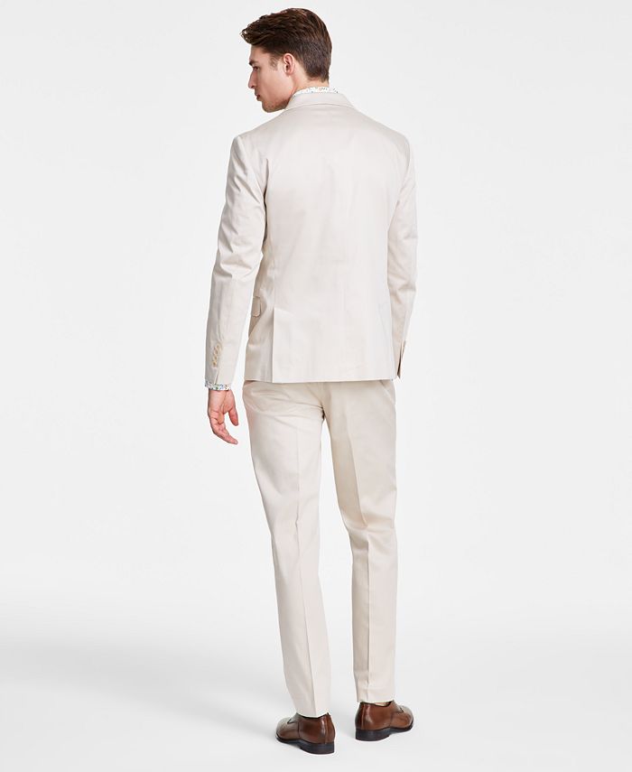 Bar III Men's Slim-Fit Cotton Stretch Solid Suit Separate , Created for ...